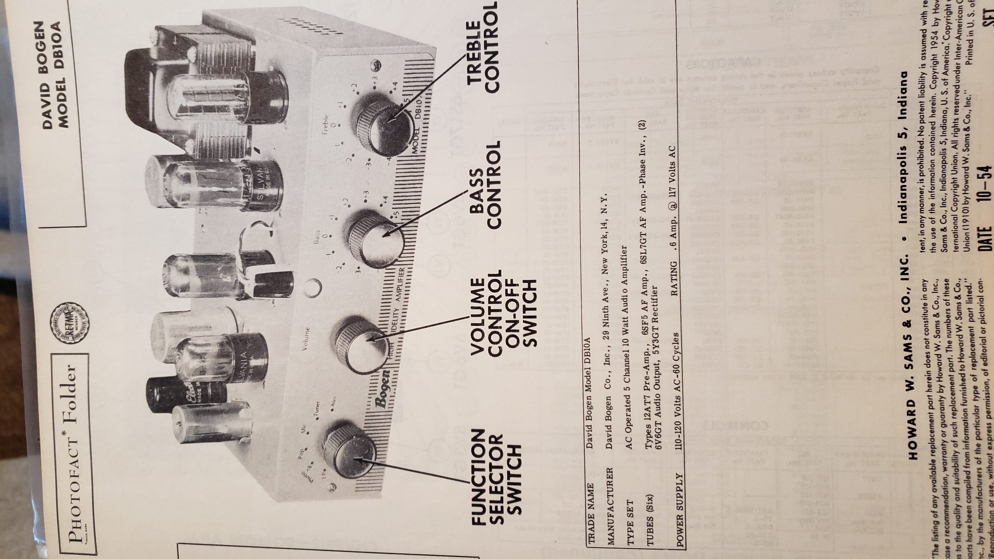 Bogen Schematics - Tube amp Schematics