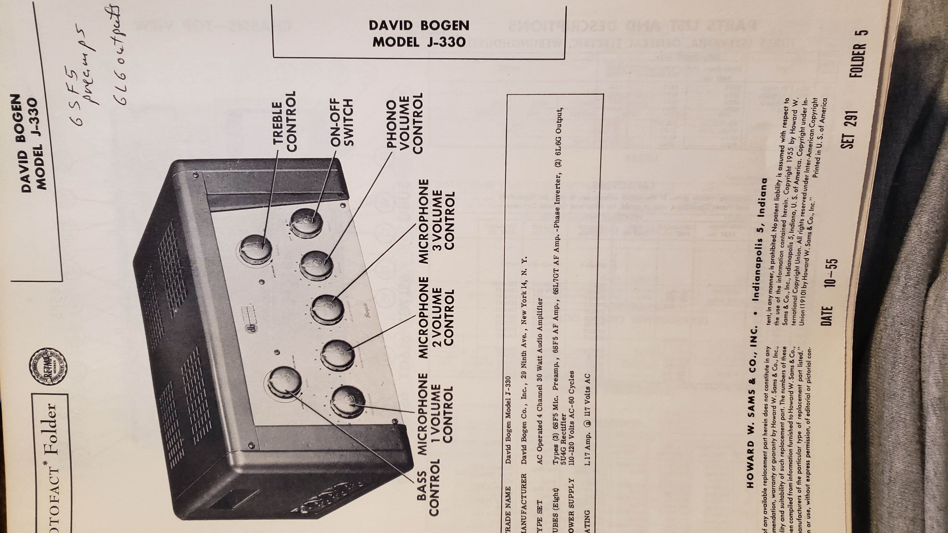 Bogen Schematics - Tube amp Schematics