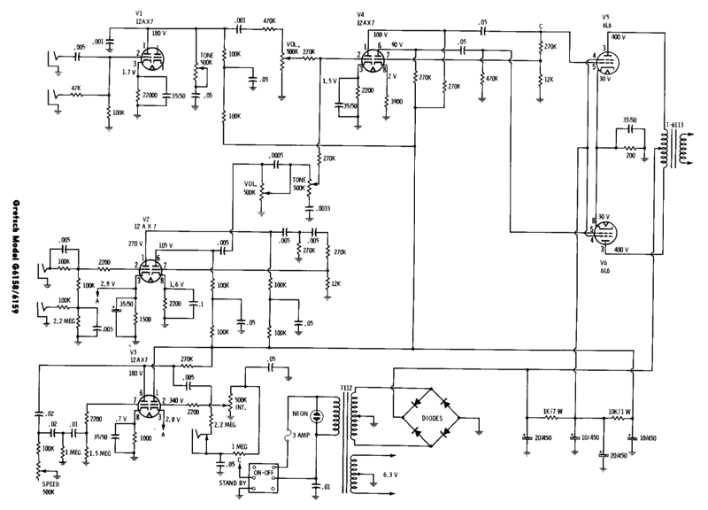 Supro Schematics - Tube amp Schematics